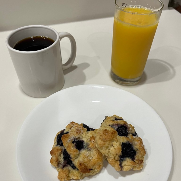 Blueberry Drop Scones | aBatteredOldSuitcase