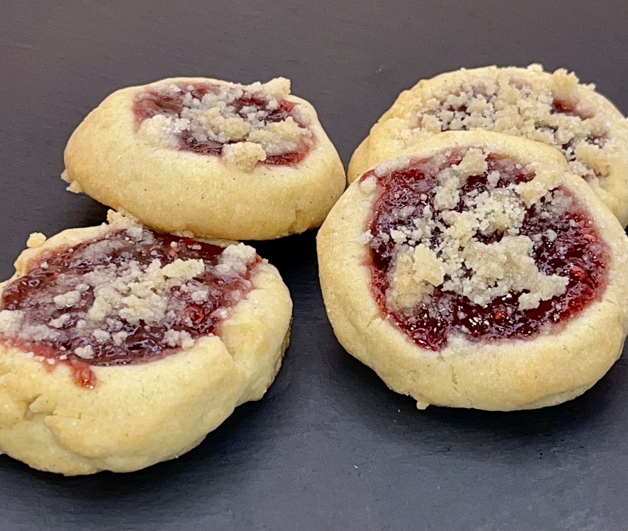 Buttery Raspberry Crumble Cookies | aBatteredOldSuitcase